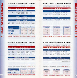 Airline memorabilia: Spanair (1997)