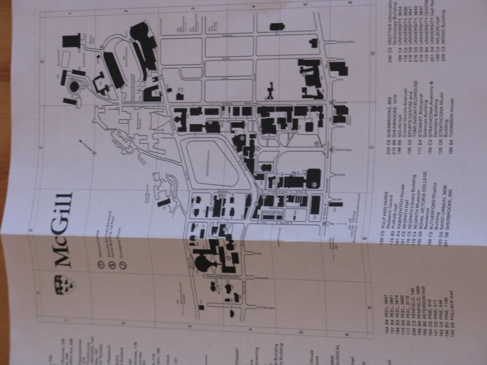 MapsMontreal © GWILYM LUCAS EADES: Map 33 McGill University Campus ...