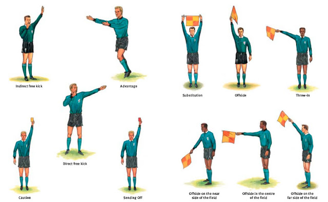 football: referee signals