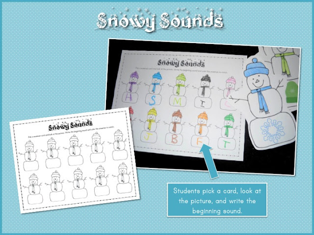 Mrs. Ricca's Kindergarten: Winter Math & Literacy Centers {Freebies}