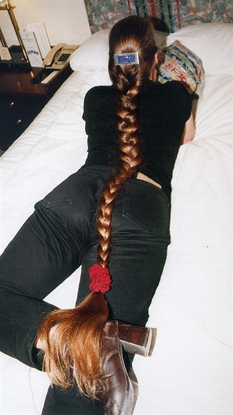 Very long braid | Petra Schlesinger German Rapunzel photos