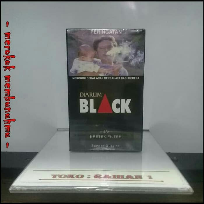 PRODUK PRODUK ROKOK: ROKOK - DJARUM BLACK ISI 16 BATANG