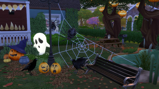 Corporation "SimsStroy": The Sims 4. Set "Halloween" - 1.