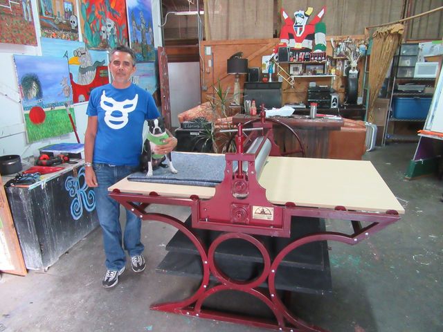 Desert Triangle Print Carpeta: Oaxaca to Tucson: Martin's new press