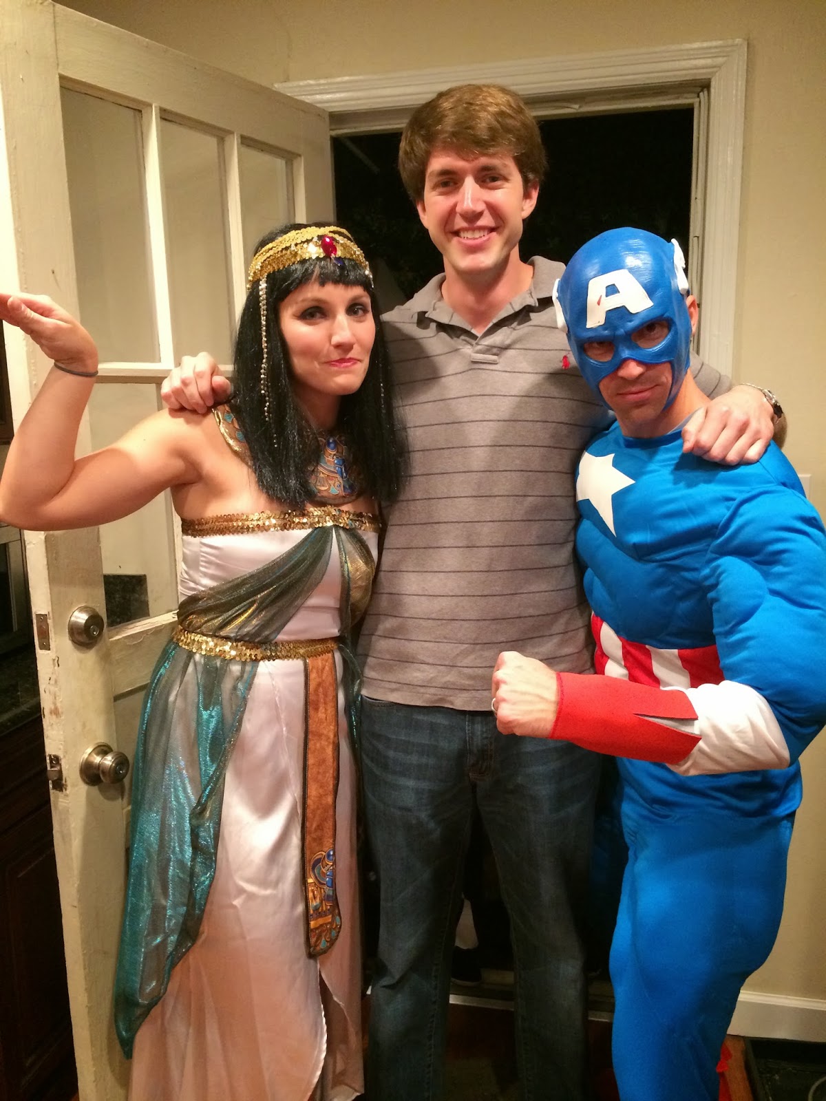 love, the porters: mr & mrs captain america!