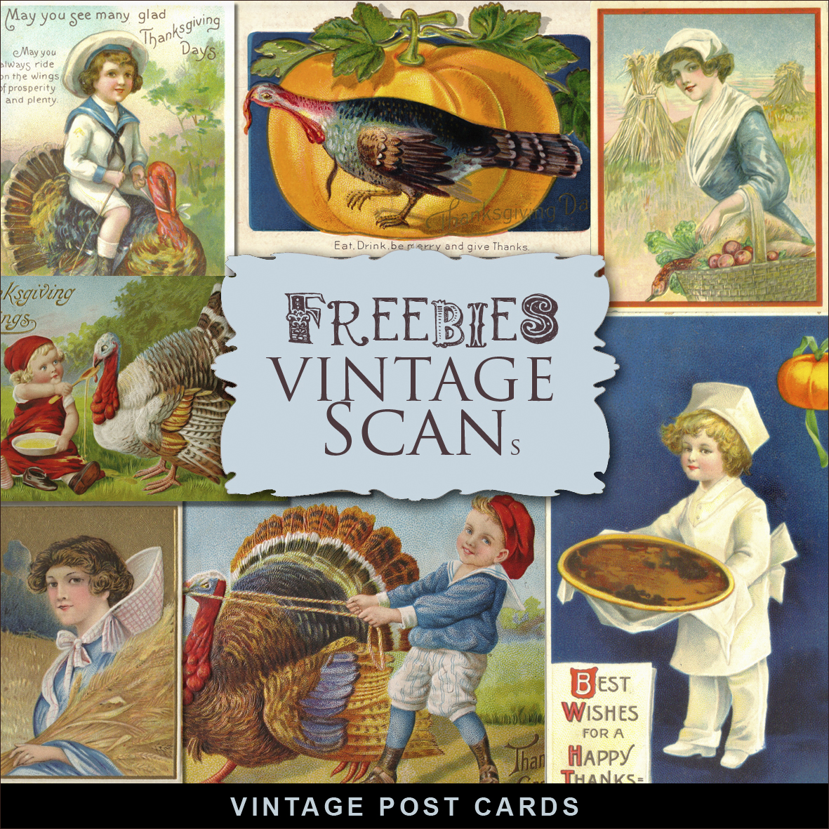 New Freebies Kit of Vintage Post Cards:Far Far Hill - Free database of ...