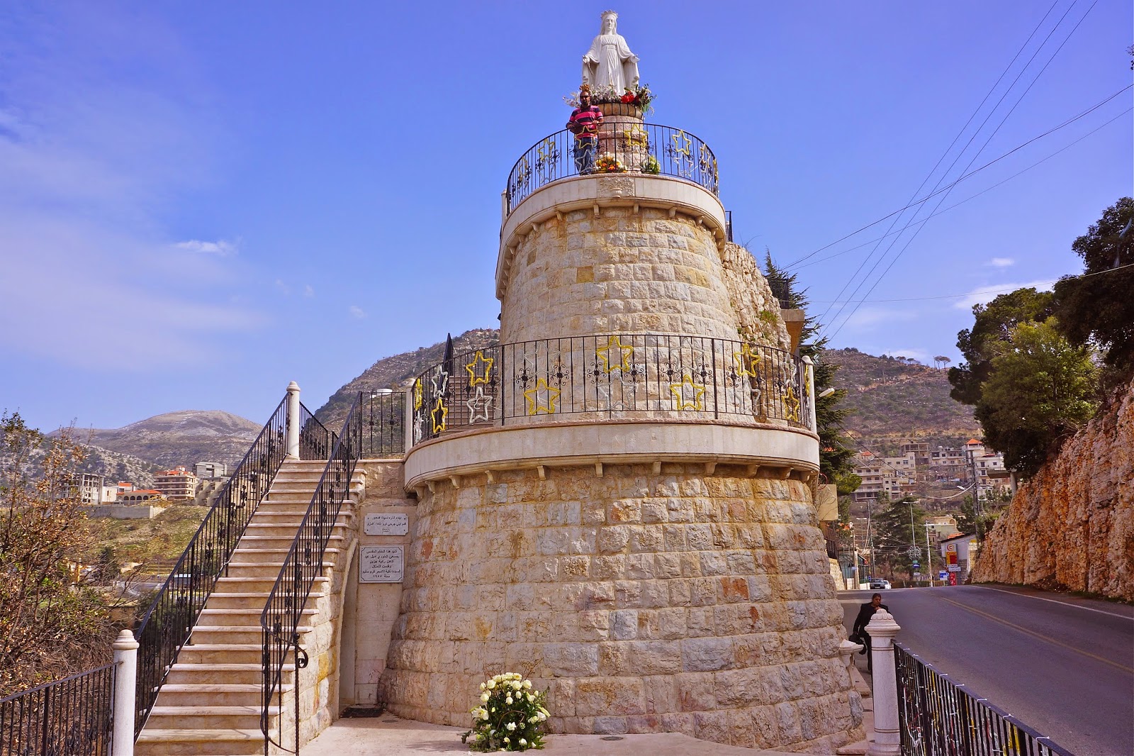 Our Lady of the Waterfall in Jezzine, Lebanon |Photoblog On-The-Go
