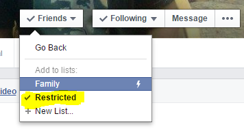 What is Restricted list , and how to edit ,add or remove someone from ...