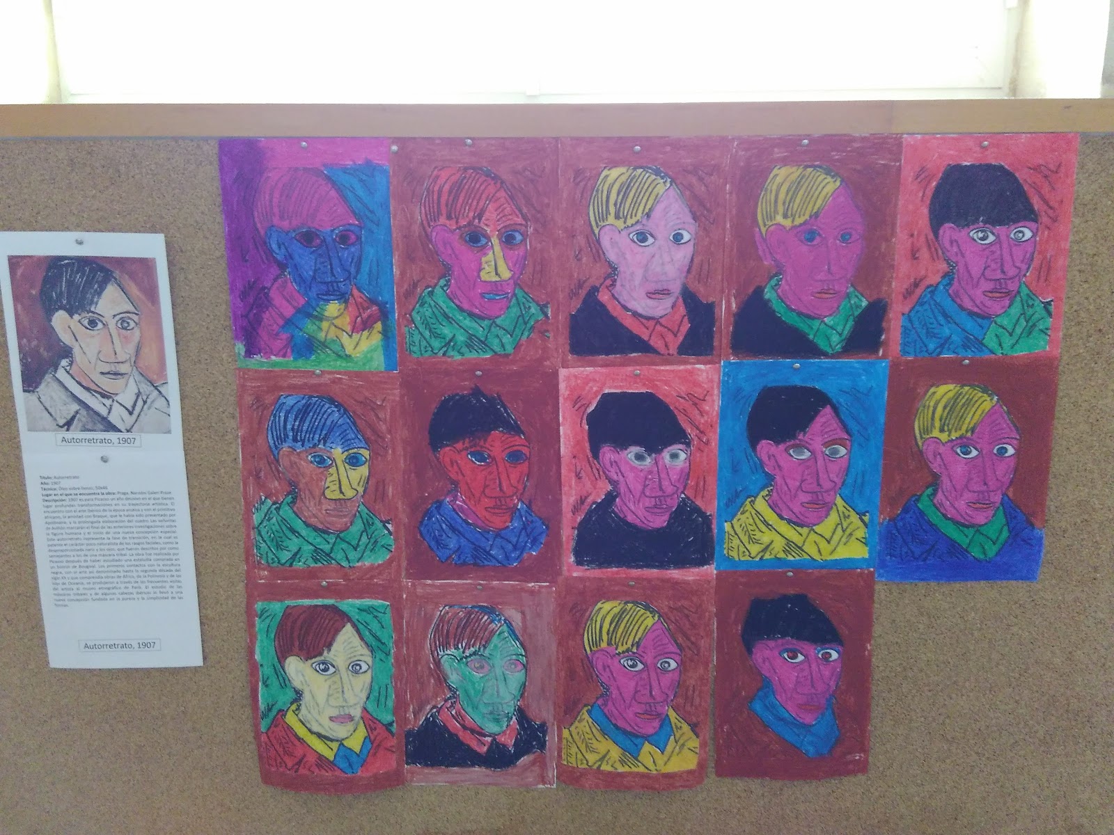 ARTS: PICASSO AT SCHOOL. SELF-PORTRAIT.