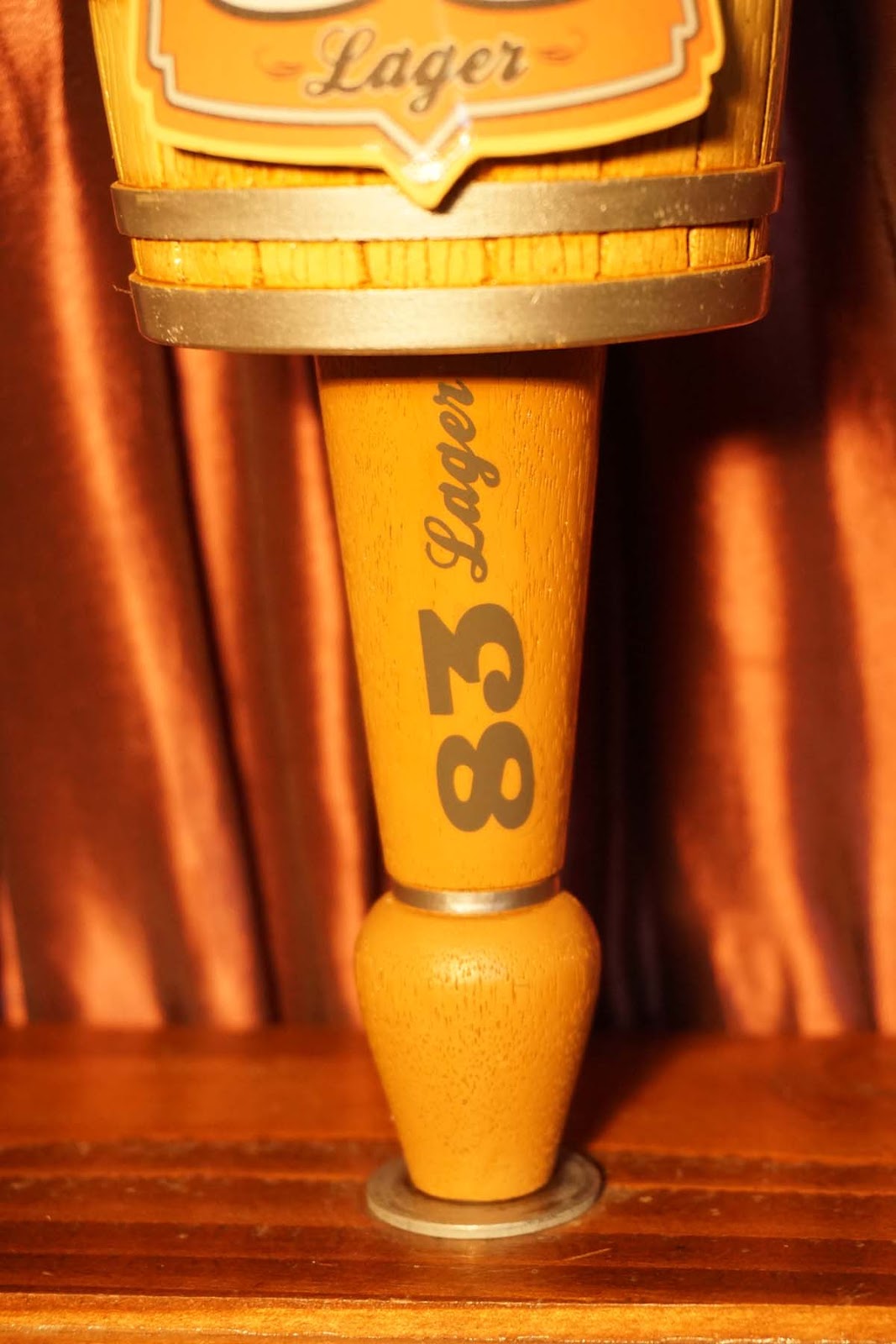 Tap Handle #662: Hooters 83 Lager