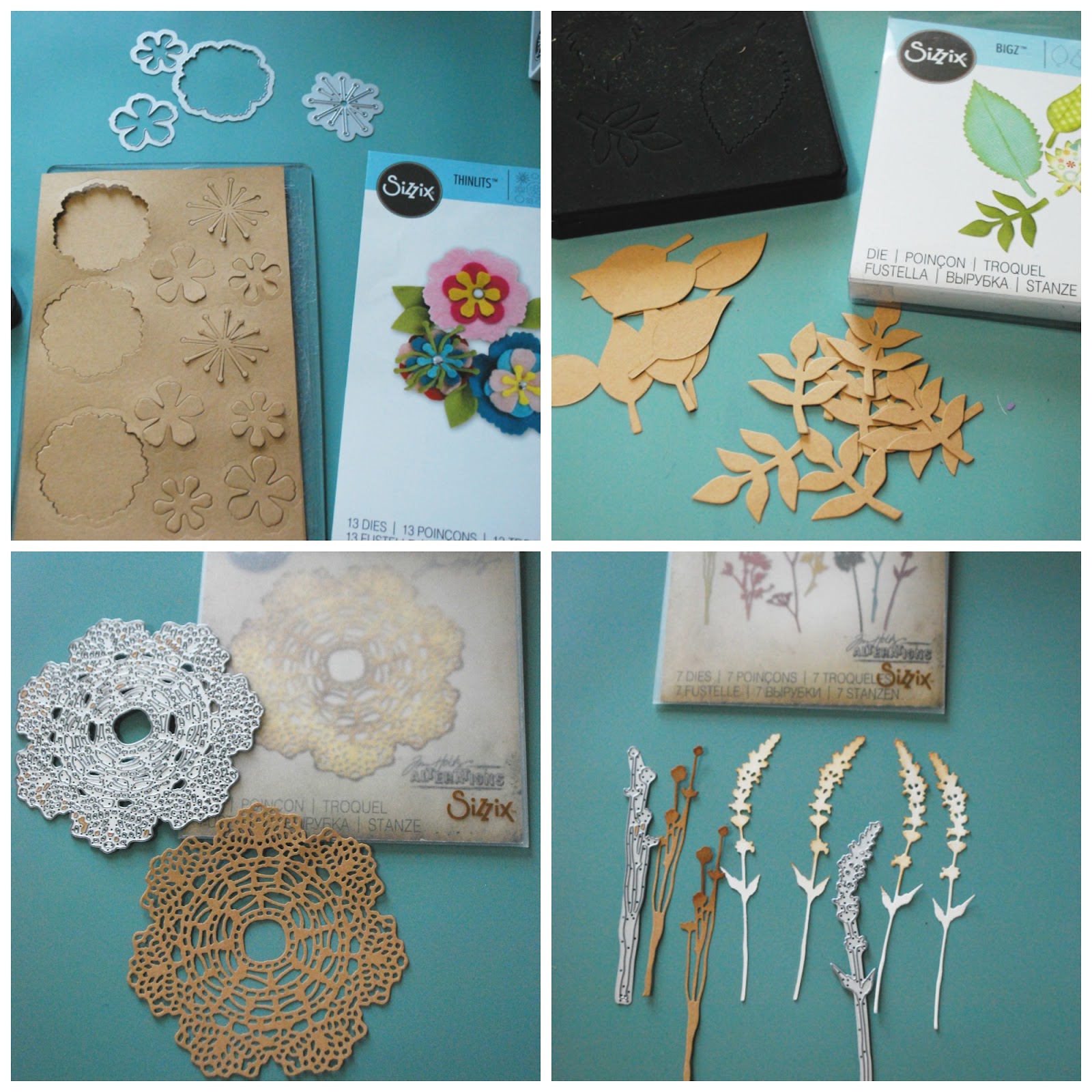 Up On Tippy Toes: Journal w/ Kraft Cardstock Flowers