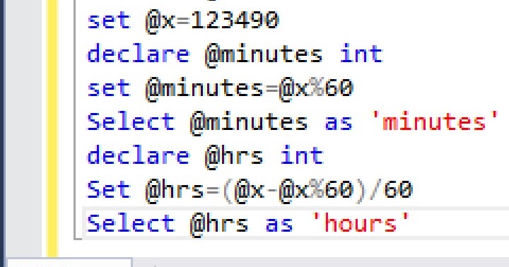 HodentekMSSS: Usage of math operator Modulo in SQL Server