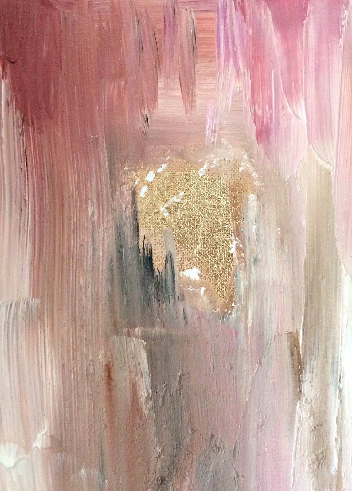 How To Make DIY Gold Leaf Abstract Art | LiveLoveDIY | Bloglovin’