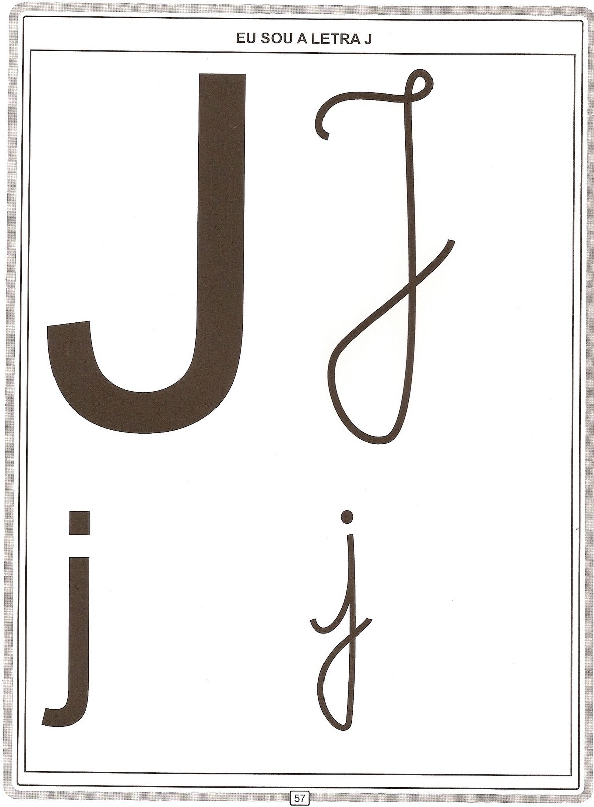 Alfabeto com os 04 tipos de letras! - ESPAÇO EDUCAR