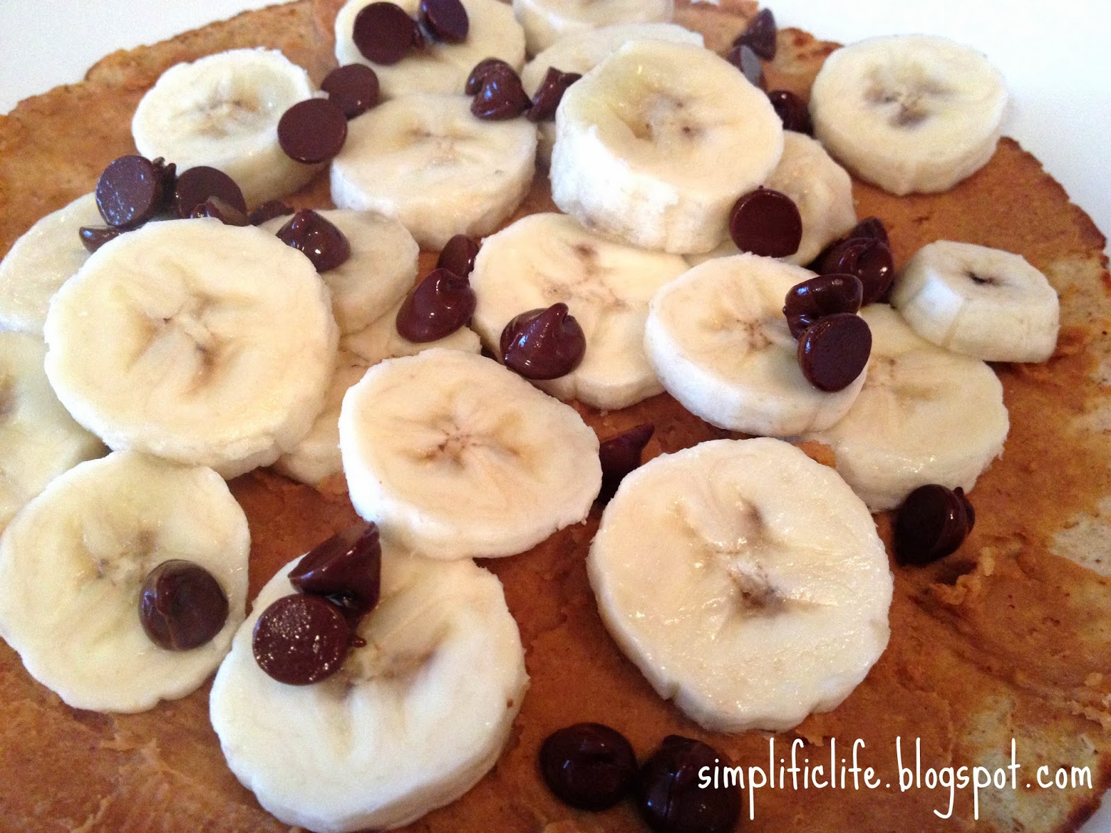 The Simple Life: Chocolate, PB2, and Banana Snack Wrap