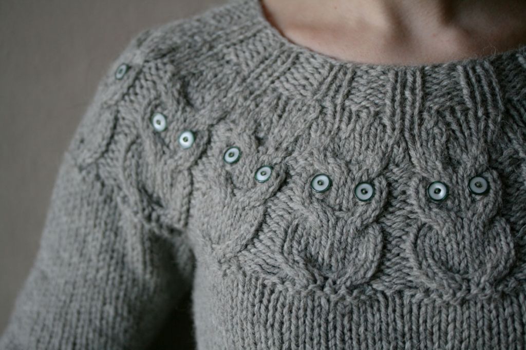 Irina: Owl Design Jumper. PATTERNS.