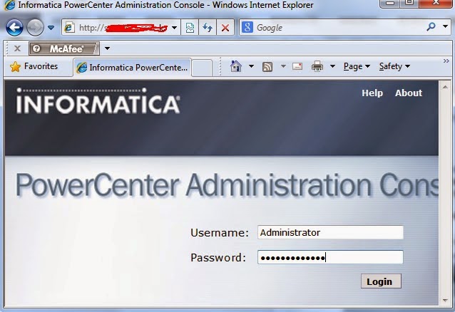 My professional and personal blog: Informatica Server Administration