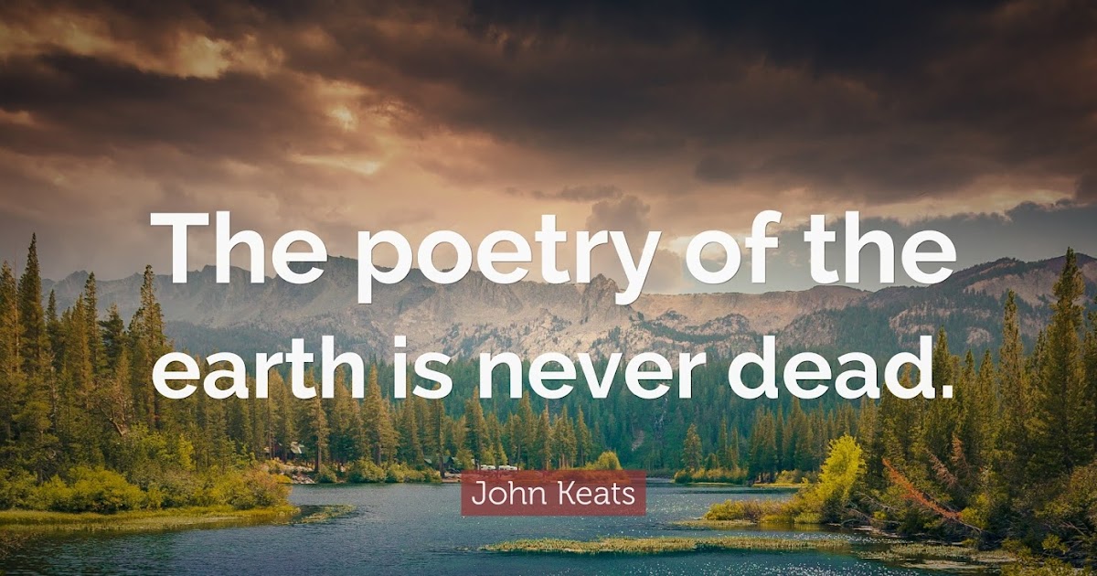 HS English Questions: The Poetry of Earth - Substance