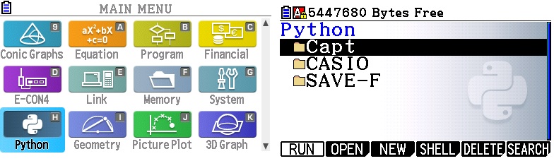 Eddies Math And Calculator Blog Casio Fx Cg50 Version 320 Python Comes To Casio