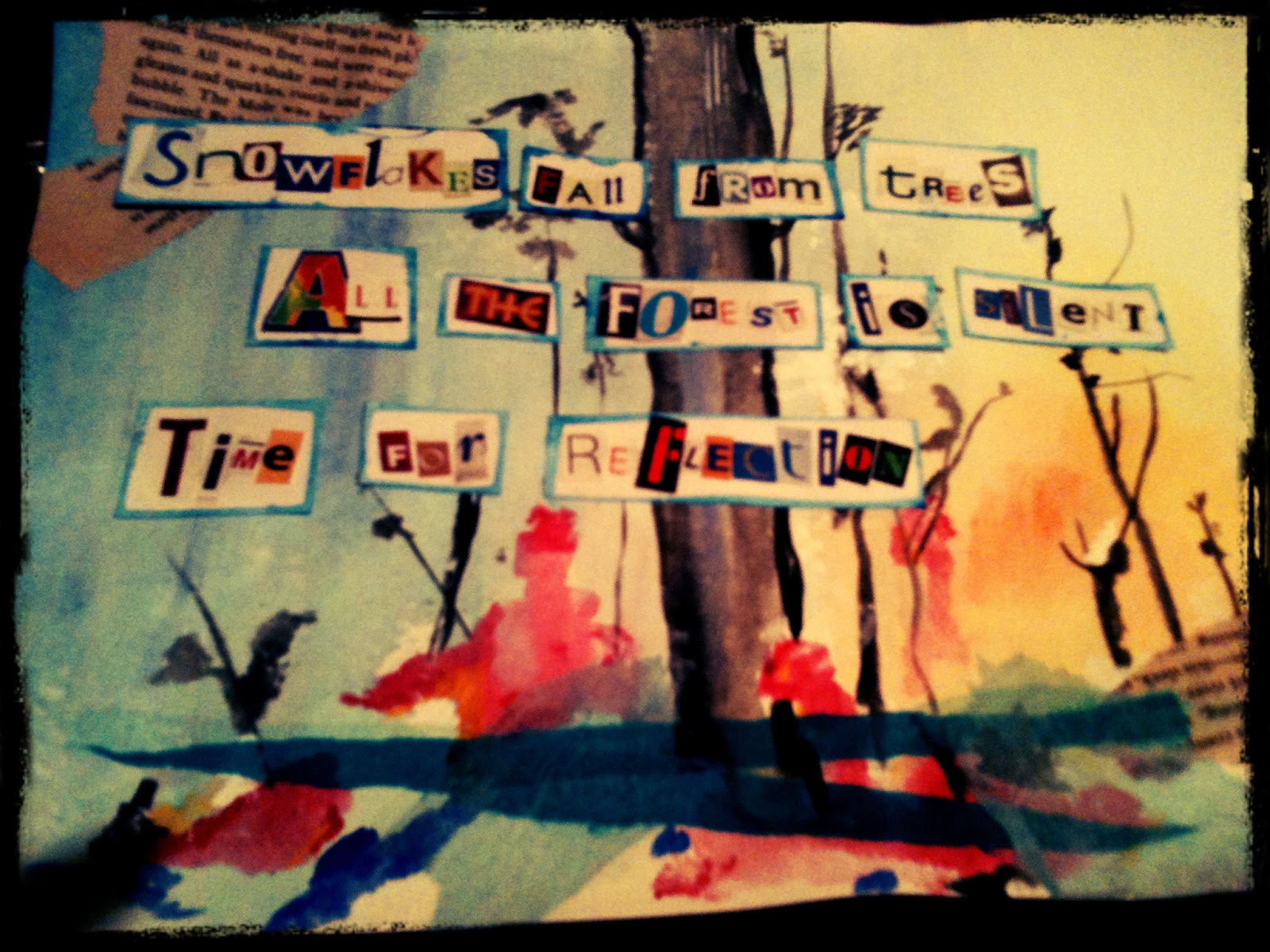 The Cultural Classroom: Haiku- Mixed Media Art Journals