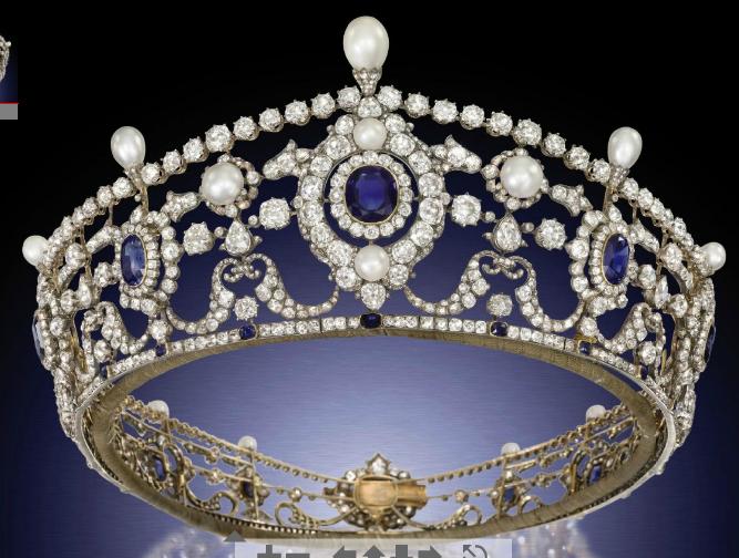 Marie Poutine's Jewels & Royals: Midnight Blue Sapphire Tiaras