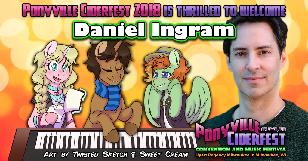 Equestria Daily - MLP Stuff!: Daniel Ingram is coming to PVCF18!