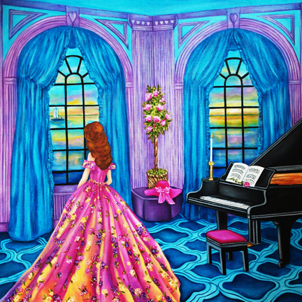 Formal Dress Fine Art Print by k Madison Moore