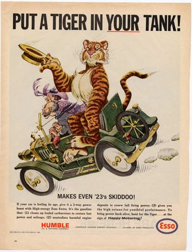 Exxonmobil Tiger Art