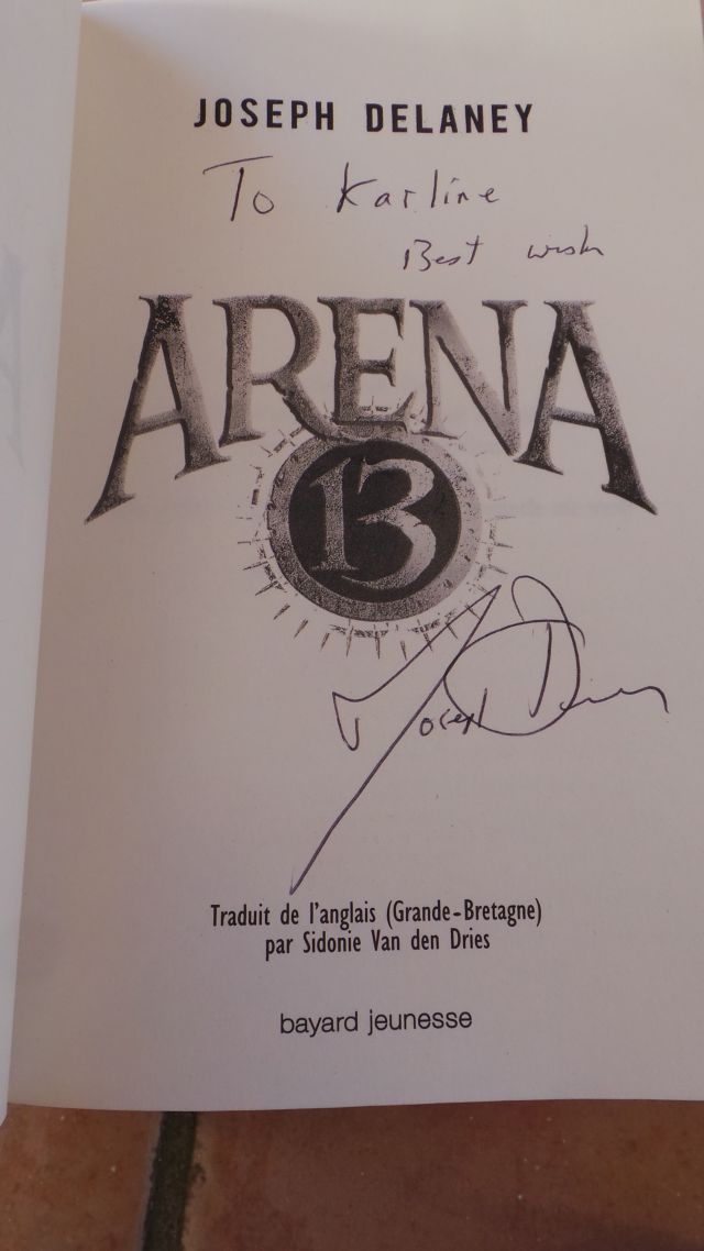 Arena 13, tome 1 de Joseph Delaney - Un brin de lecture