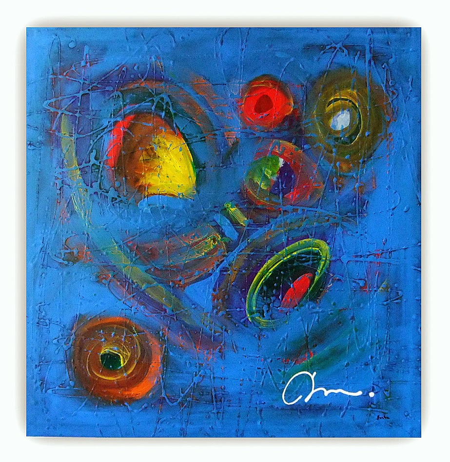 QUADRI MODERNI ASTRATTI DIPINTI " SANADER ART " pittura astratta ...