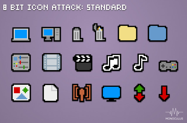 monoculus: 8Bit Icon Attack: Standard