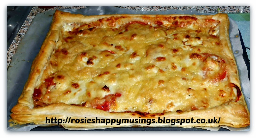 Rosie's Cottage: Puff Pastry Pizza! Easiest, Fastest Pizza Recipe ever!