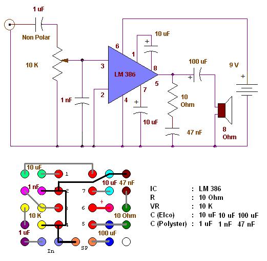 Electronic Hobby: Simplest Audio Amplifier - LM 386