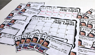Best Seller Alert ----->>> Helping Verb Task Cards - Education Lahne