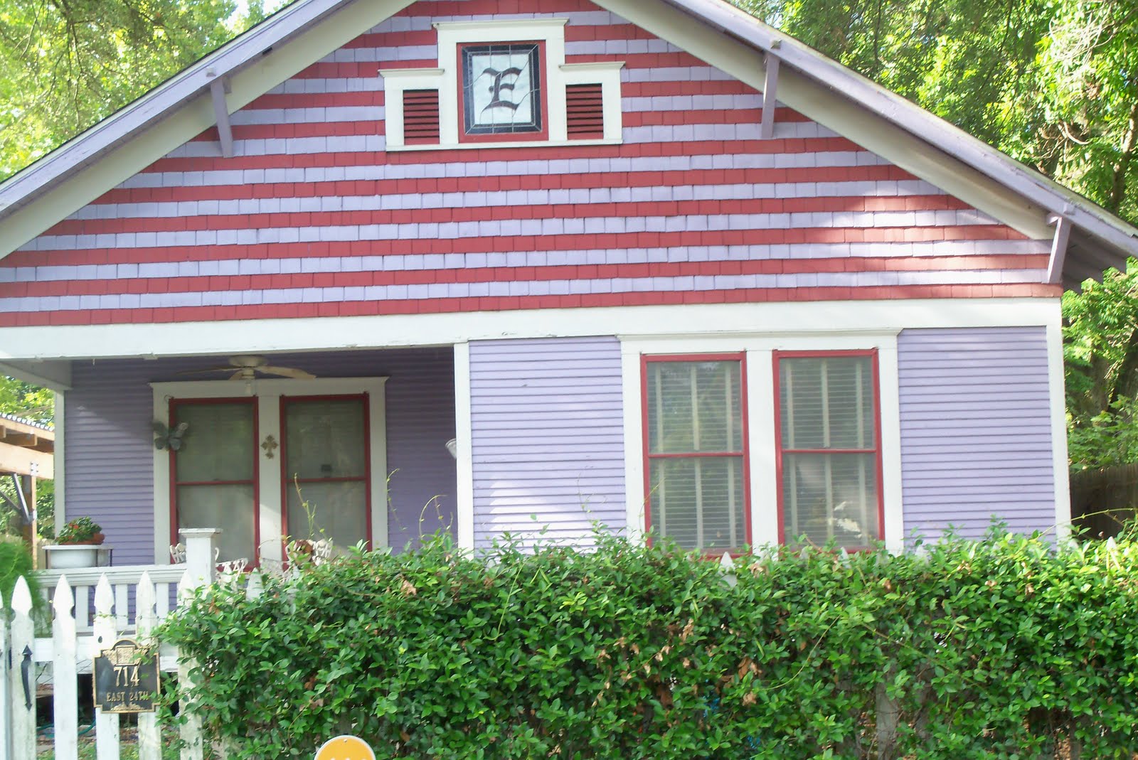 SUSAN'S COLORFUL LIFE: Pretty Purple Houses....Yes....Purple!