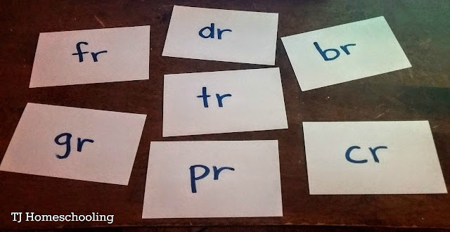 Beginning R Blends: BR, CR, DR, FR, GR, PR, TR | TJ Homeschooling