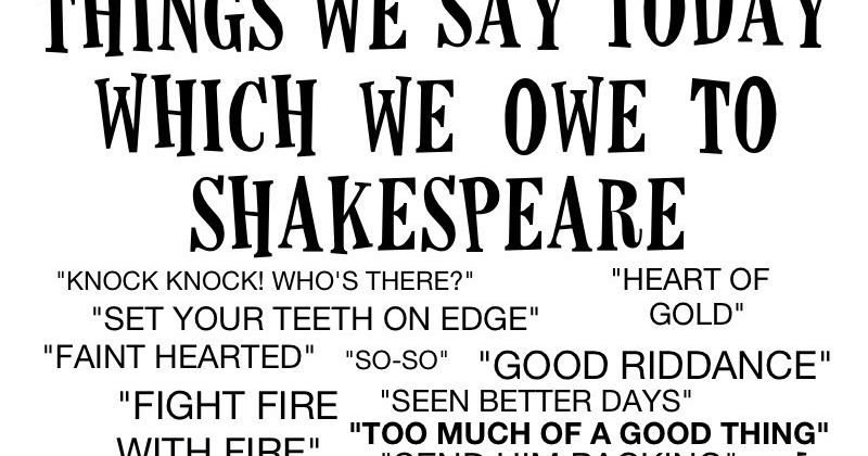 400 years without William Shakespeare