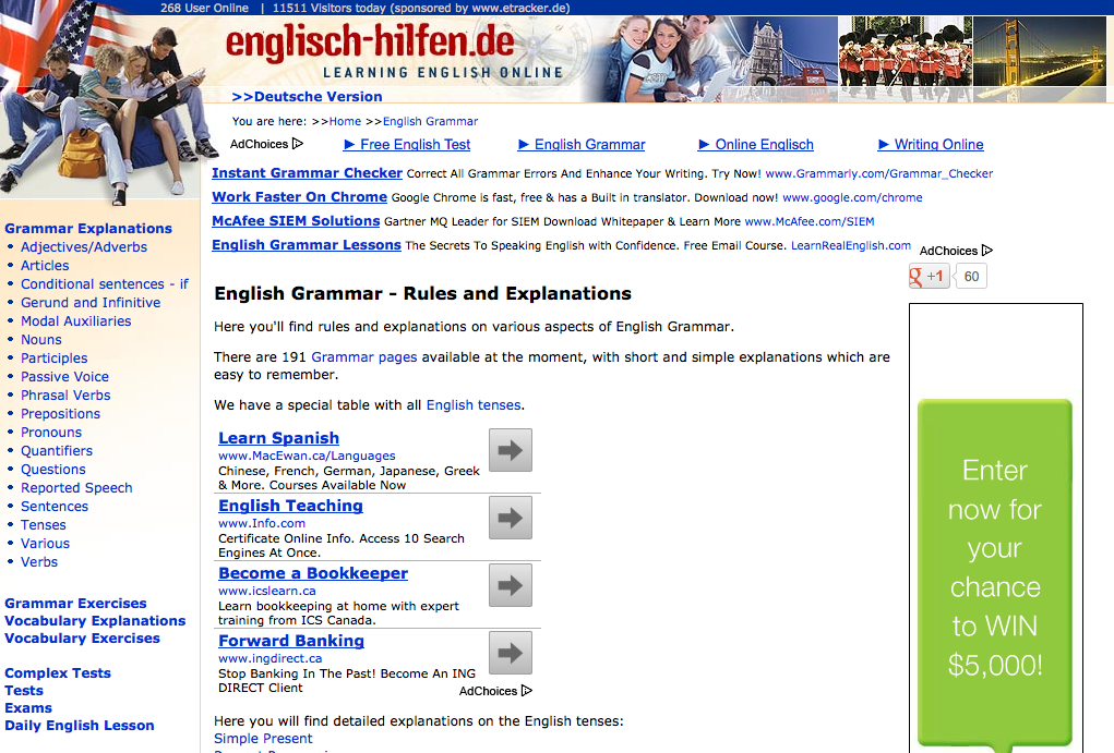 ESL Librarian: Best Grammar Sites for Intermediate ESL /EFL Students