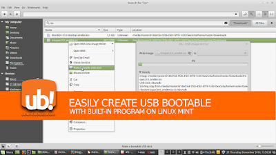 How To Create USB Bootable Easily in Linux Mint