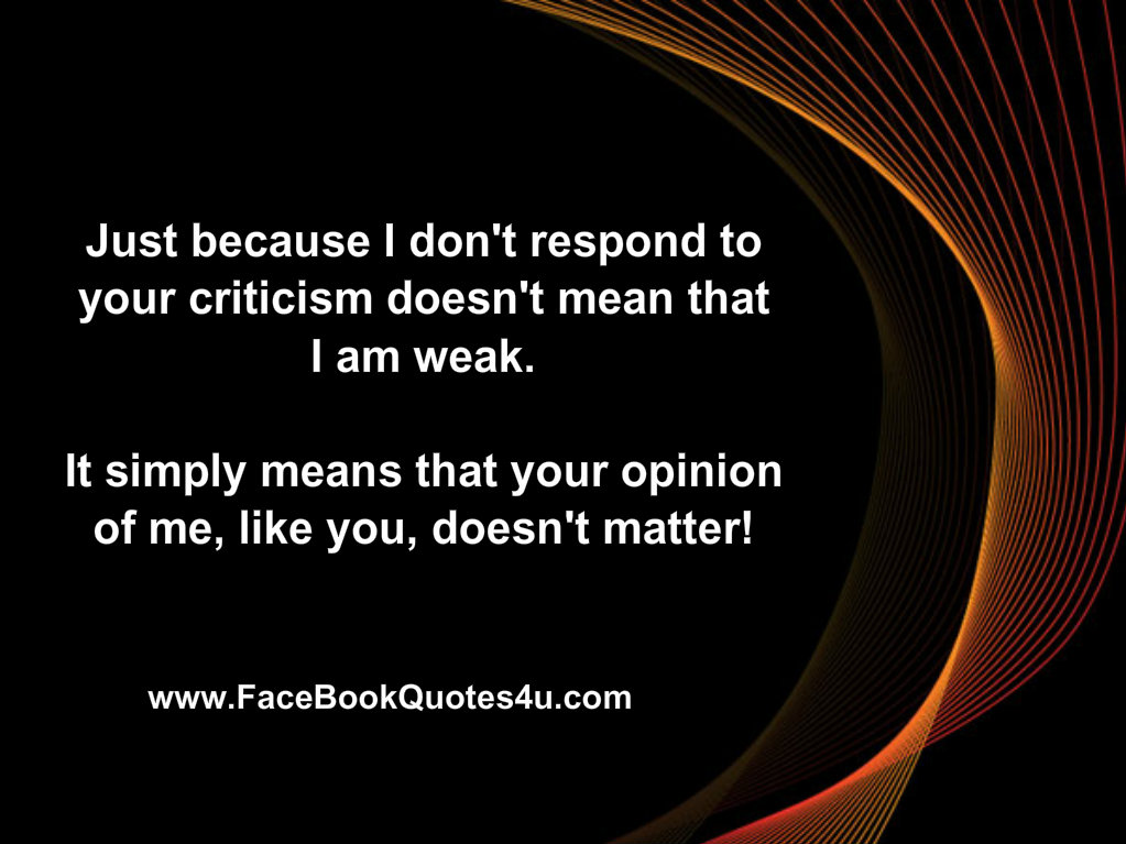Your Opinion Quotes. QuotesGram