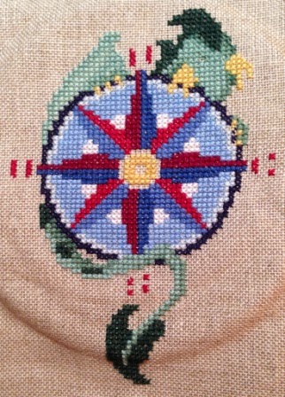 Dylimes' Craft Castle: Compass Rose Dragon: Second Post