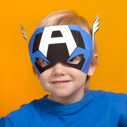 Sasaki Time: Craft Time: Captain America Mask