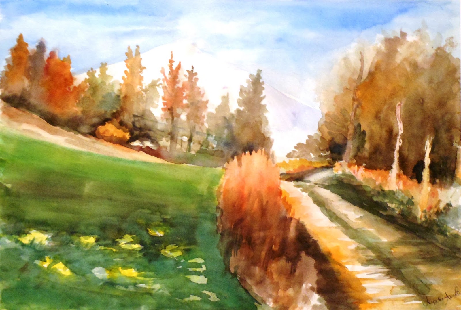 pittura pittura.il blog di Angela: Acquerelli