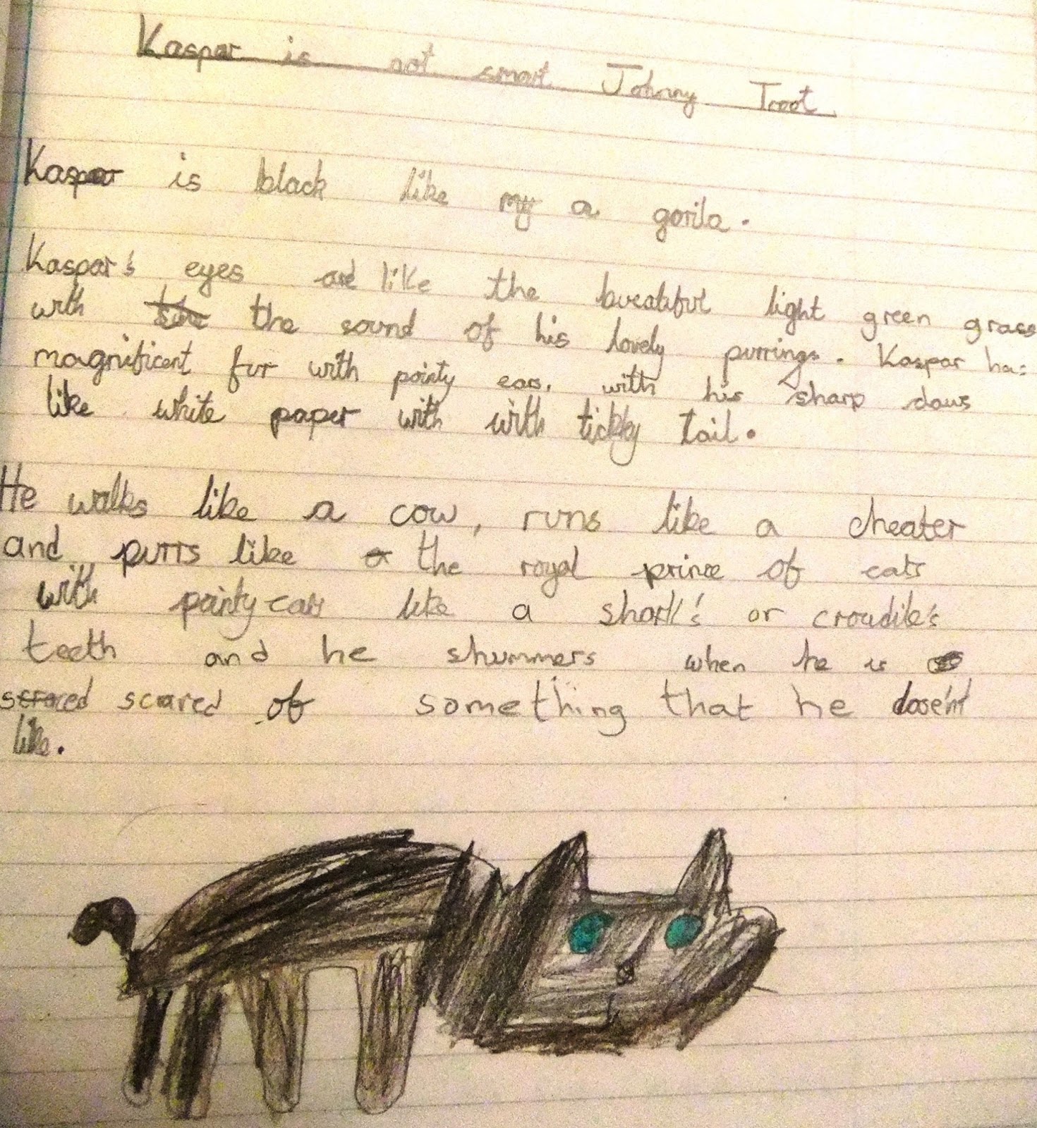 St. Clare's Class Blog: "Kaspar is not smart, Johnny Trott."