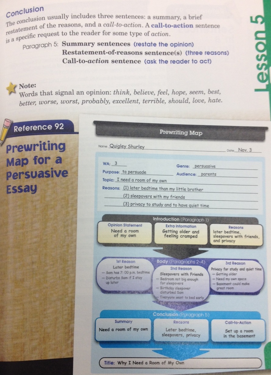 St. Ann's School 3A: Persuasive Writing