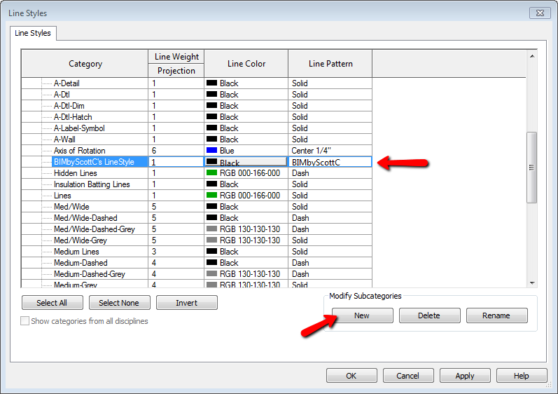 BIMDaily: Line Pattern Vs Line Styles