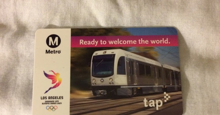 Tap Cards of Metro Los Angeles: 2017 Bid of 2024 Olympics TAP Card