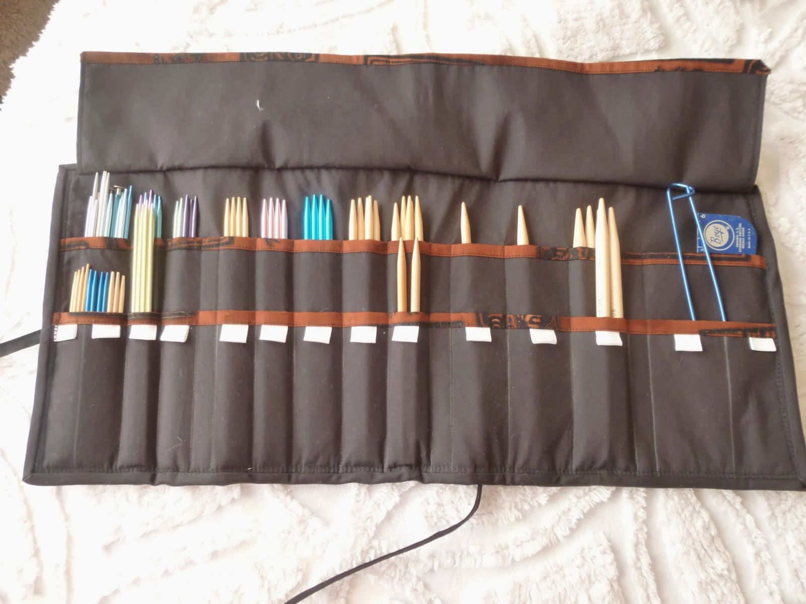 Stuff I make: Knitting needle organizer