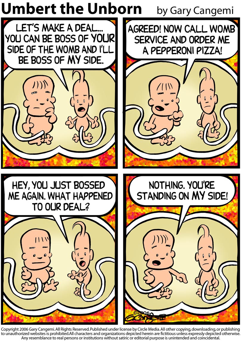 Umbert the Unborn Cartoon of the Week: April 2011
