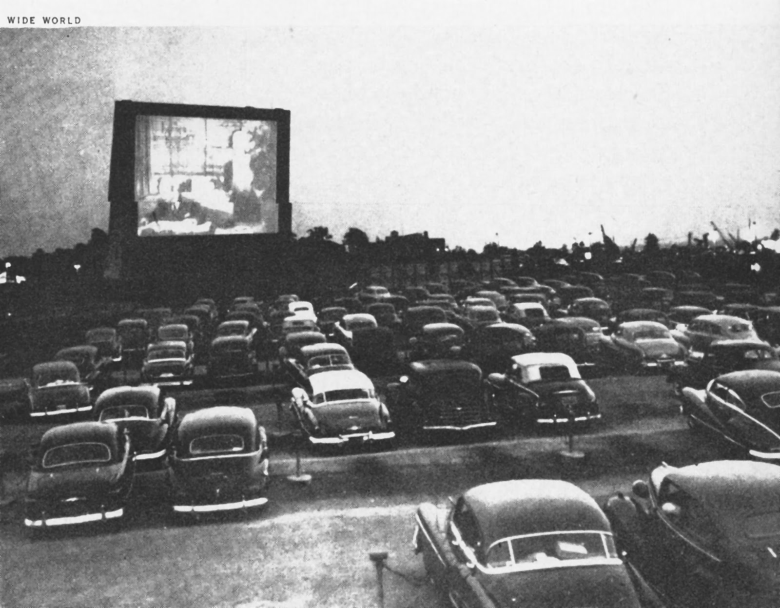 Carros antigos: O cinema Drive-in
